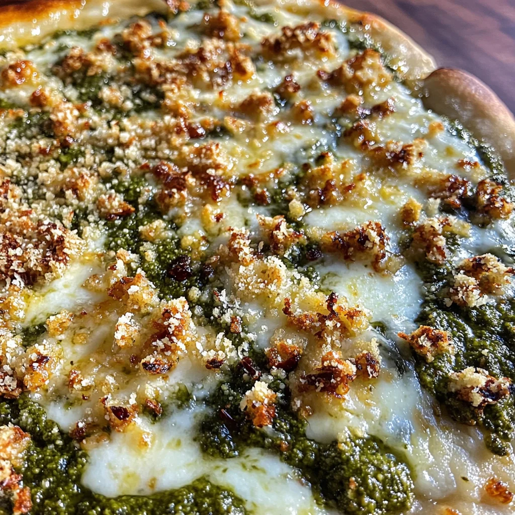 Roasted Garlic Peso Pizza
