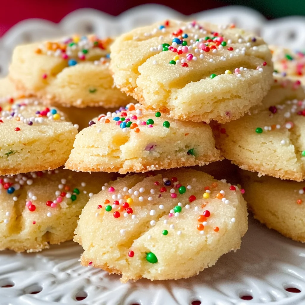 Whipped Shortbread Cookies